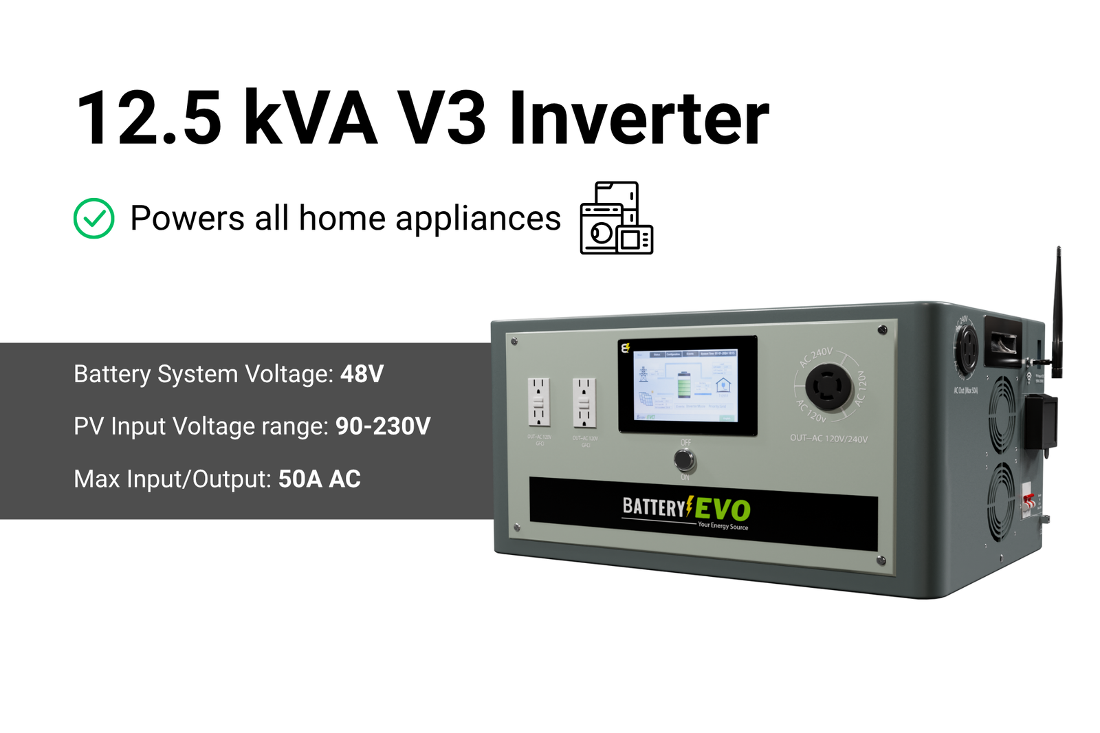 WALRUS G3 12K INV. 22 kWh AC110/220V 72N – BatteryEVO
